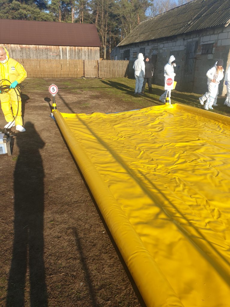 Niecka dezynfekcyjna | Basen dezynfekcyjny PCV